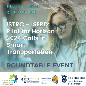 ISTRC - ISERD: Pilot for Horizon 2024 Calls in Smart Transportation ...